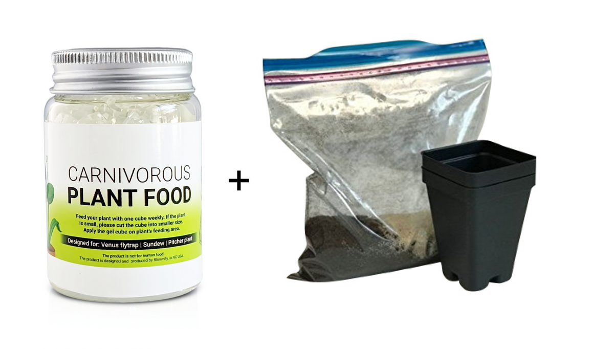 Carnivorous Plant Food + Soil Kit, Carnivorous Bundle, Save 2$ | Orchid ...